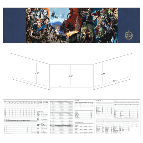 Swords & Wizardry Referee Screen – mythmeregames